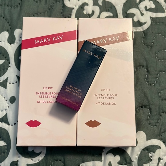 Mary Kay | Makeup | Mary Kay Bundle Lip Kits 2 And Nail Polish | Poshmark